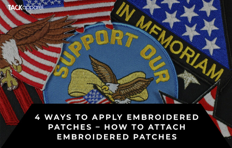 How to Attach Embroidered Patches - Explore Different ways